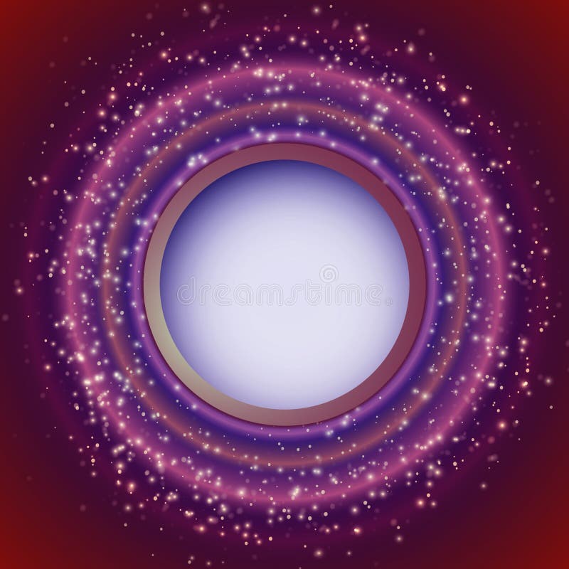 Abstract Bright Shining Background with Circle Banner Stock ...