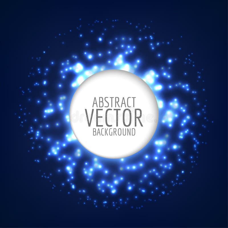 The Shining Sphere of Gas in the Universe Stock Illustration ...