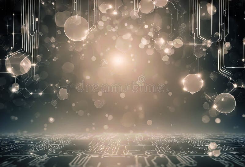 Abstract Bright Simple Tech Vector Background Stock Illustration Stock ...