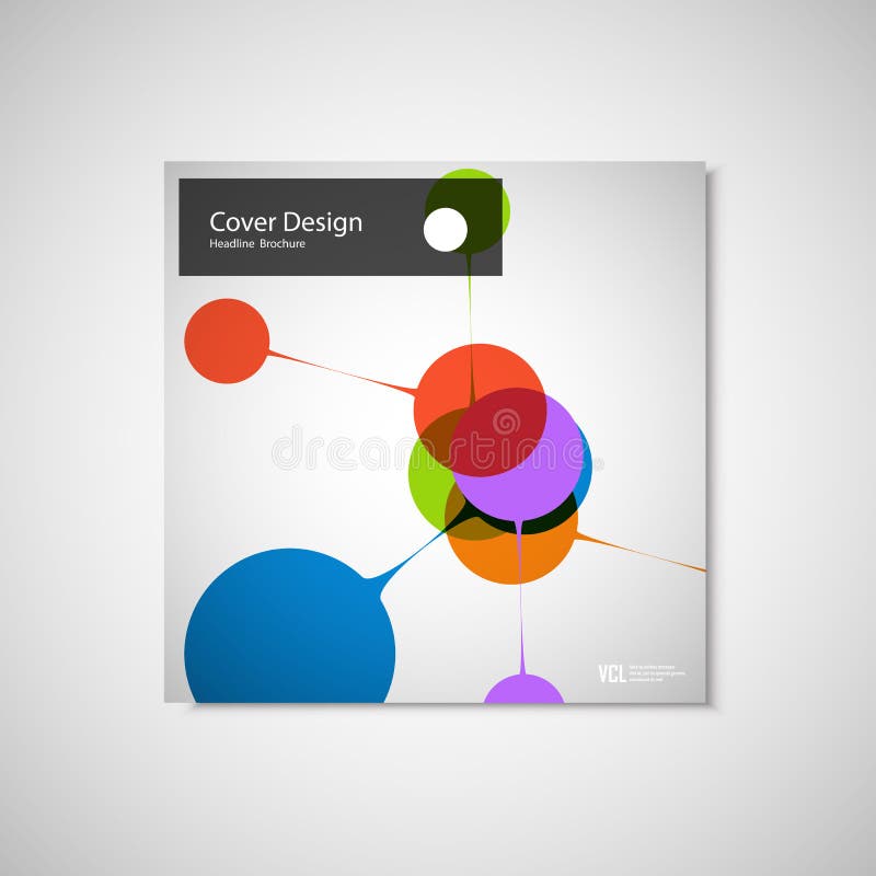 Abstract Bright Simple Technology Brochure Template. Connection ...
