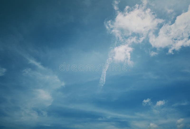 Abstract Bright Sky Texture Blue Sky and White Clouds in the Morning ...