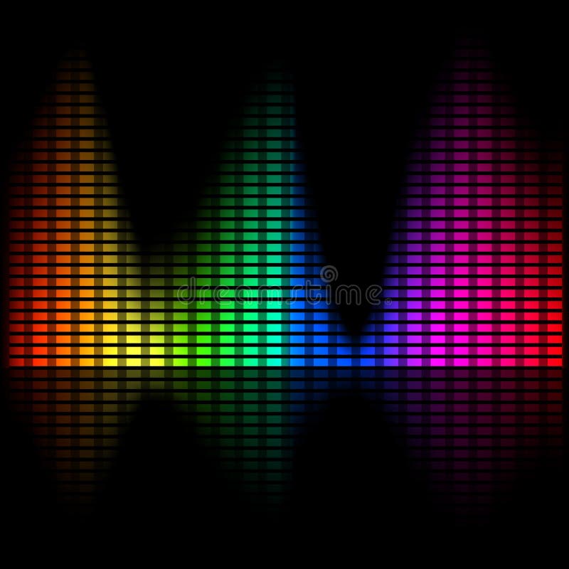 Colorful Spectral Background Stock Illustration - Illustration of ...