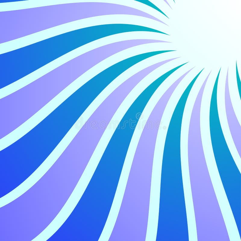 Abstract Bright Swirl Background in Blue Color with Lights Stock Vector ...