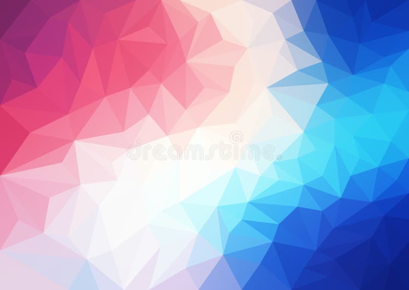 Abstract Bright Vector Background of Polygonal Elements. Contrasting ...