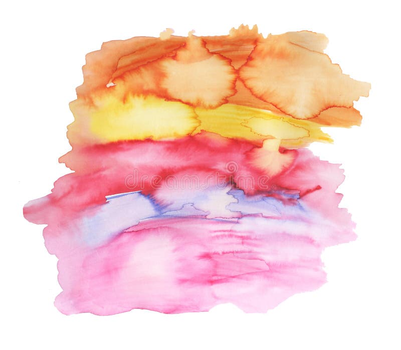 Abstract Bright Watercolor Texture Stock Illustration Illustration Of