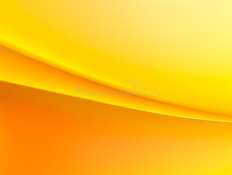 Abstract, Bright Yellow Background with Lines. Generative AI Stock ...