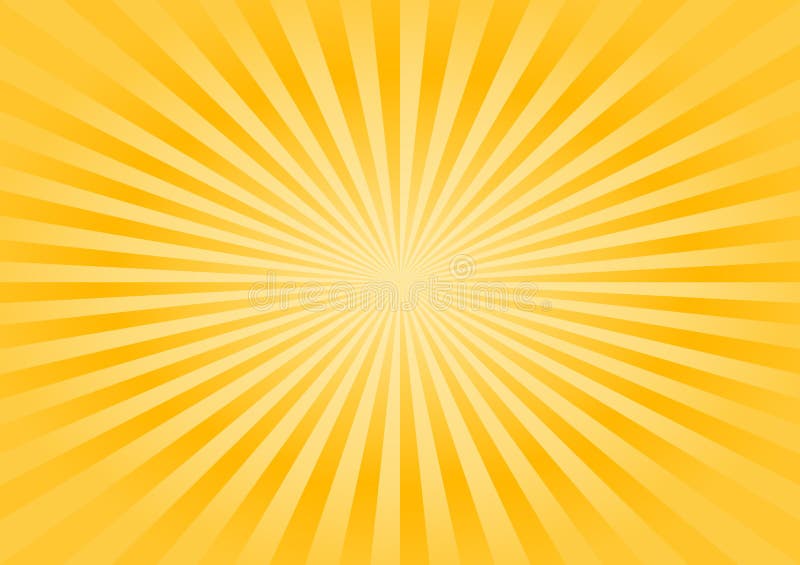 Abstract Bright Yellow Orange Gradient Rays Background. Vector EPS 10 ...