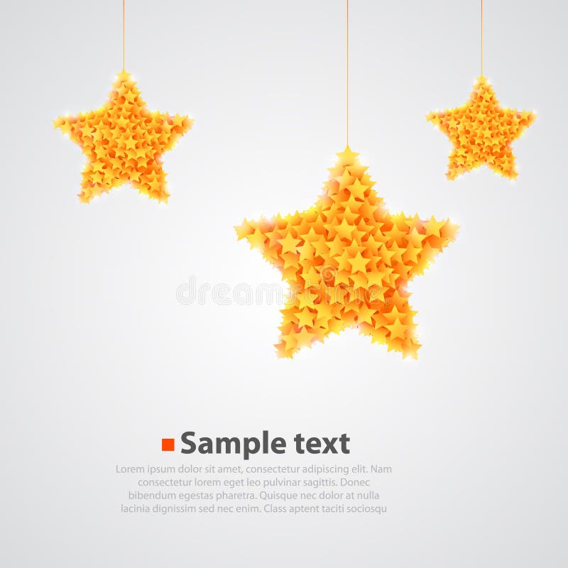 Abstract Bright Yellow Star Background. Stock Vector - Illustration of ...
