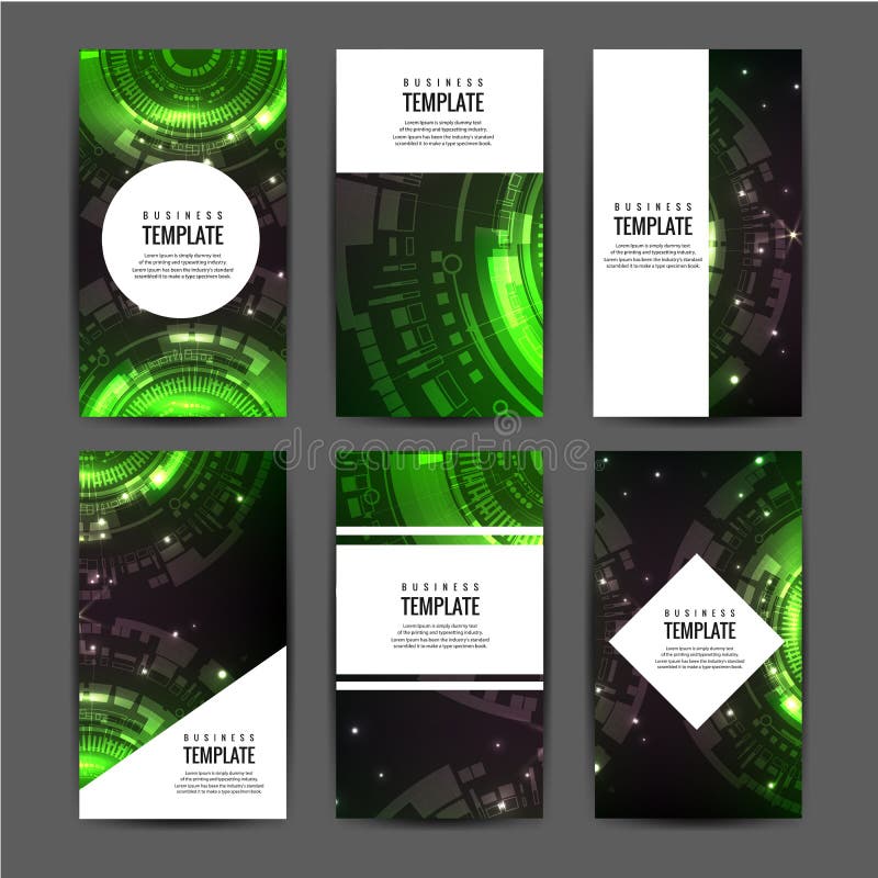 Abstract A4 Brochure Cover Design. Text Frame Surface. Title Sheet ...