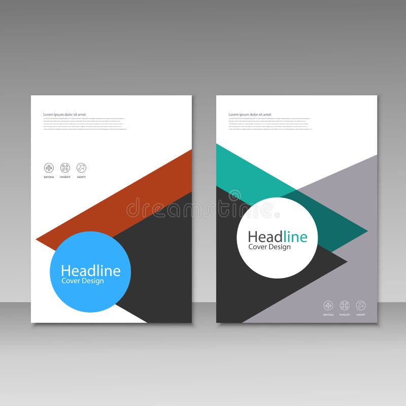 Abstract Brochure Design. Modern Cover Backgrounds Stock Vector ...