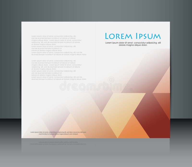 Abstract brochure design. stock vector. Illustration of layout - 31660772