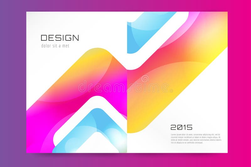 Abstract Brochure or Flyer Design Template Stock Vector - Illustration ...