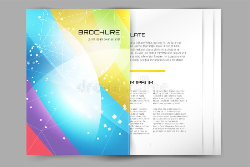 Abstract Brochure or Flyer Design Templatee Stock Vector - Illustration ...