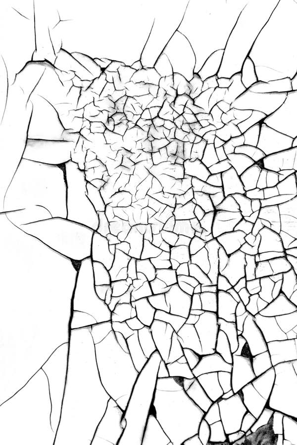 Abstract Broken, Black and White Texture Background Stock Image - Image ...