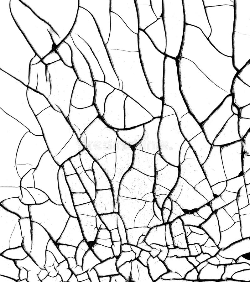 Abstract Broken, Black and White Texture Background Stock Image - Image ...