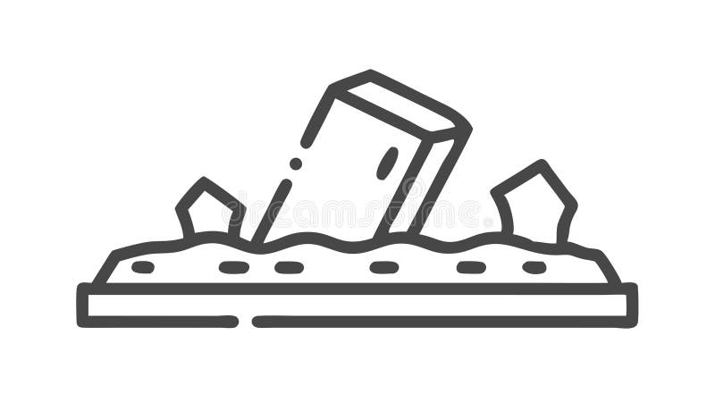 Abstract Broken Geometric Forms, Fragmentation and Disruption, Vector ...