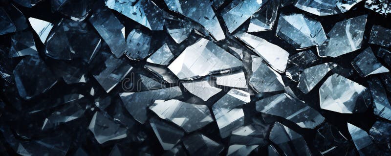 Shattered Background Broken Glass Texture Stock Illustration ...
