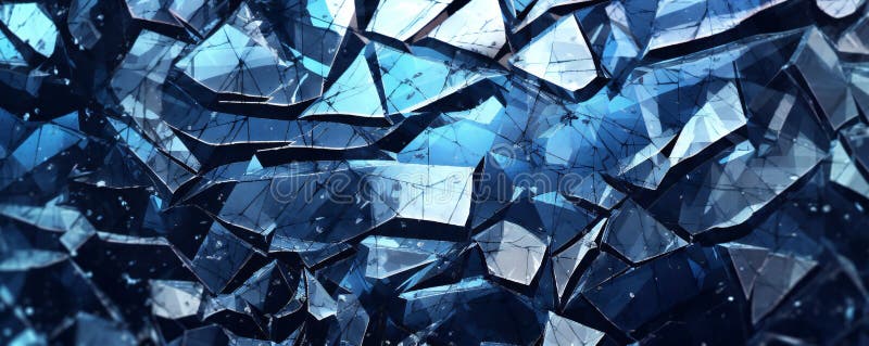 Shattered Background Broken Glass Texture Stock Illustration ...