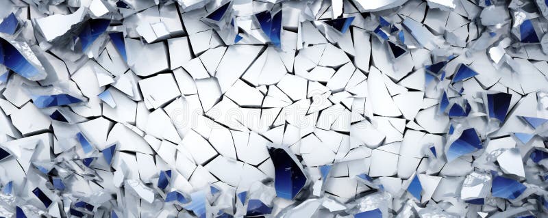 Shattered Background Broken Glass Texture Stock Illustration ...