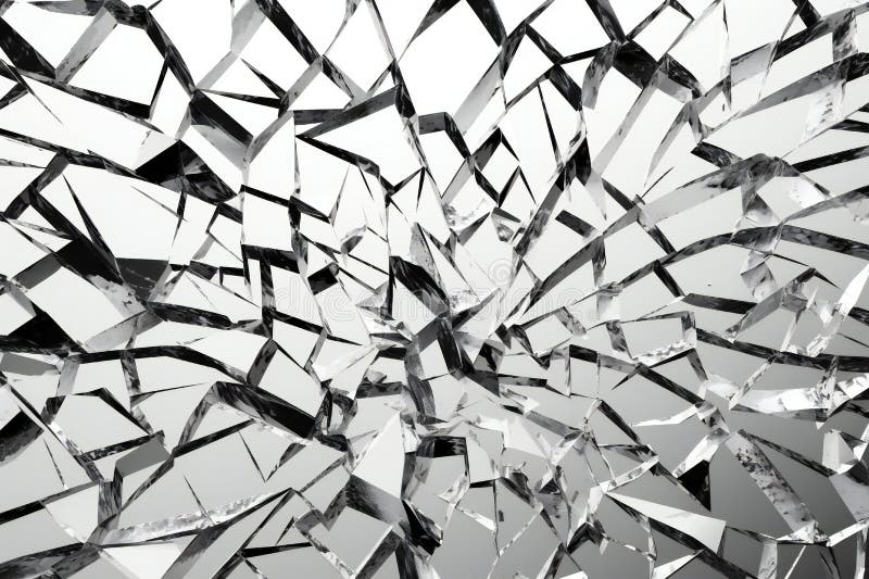 Shattered Background Broken Glass Texture Stock Illustration ...