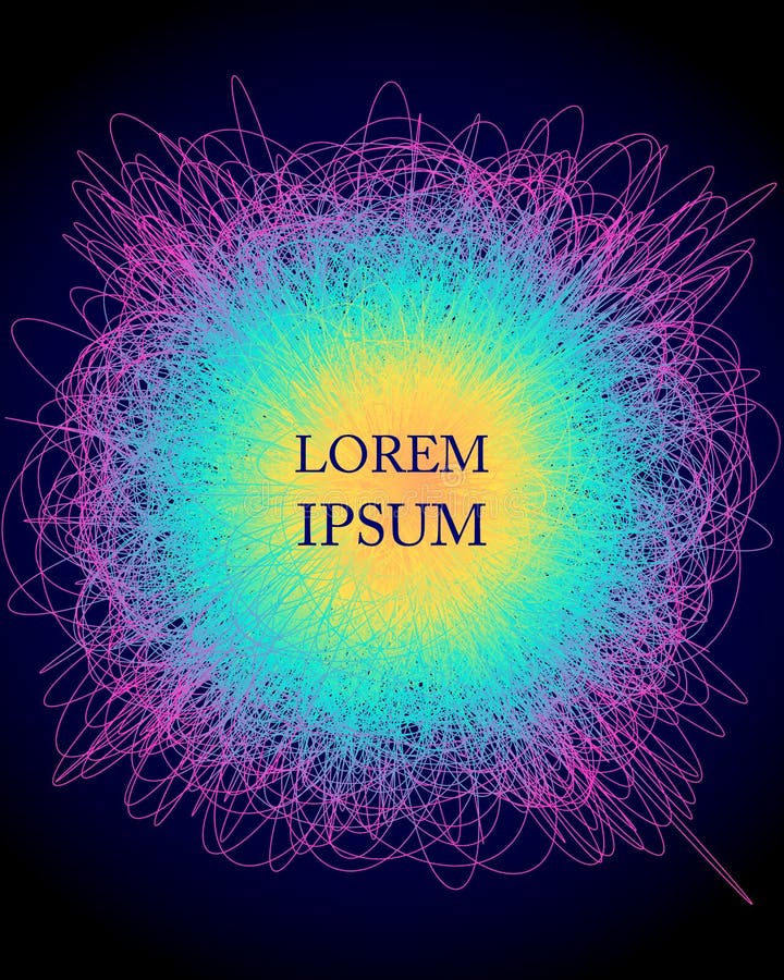 Abstract broken lines stock vector. Illustration of flyer - 109925563