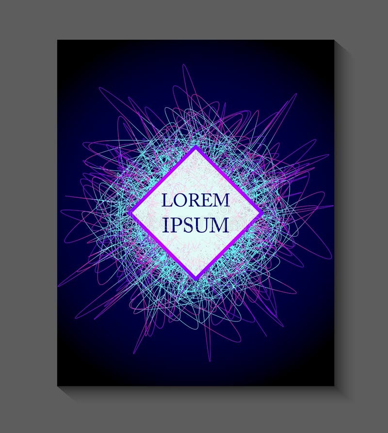 Abstract broken lines stock vector. Illustration of explosion - 109925579