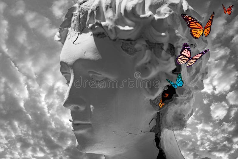 Abstract broken statue stock image. Image of head, poor - 99396871