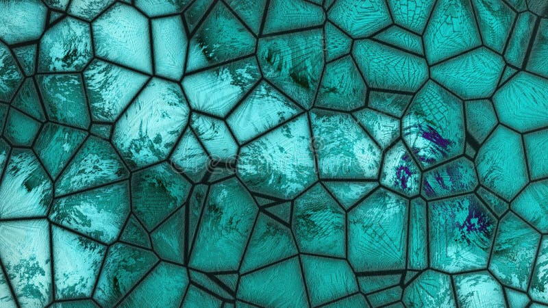 Abstract Shattered Texture Effect in Rich Colors Made of Various ...