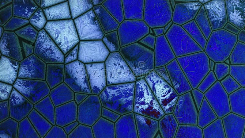 Abstract Shattered Texture Effect in Rich Colors Made of Various ...