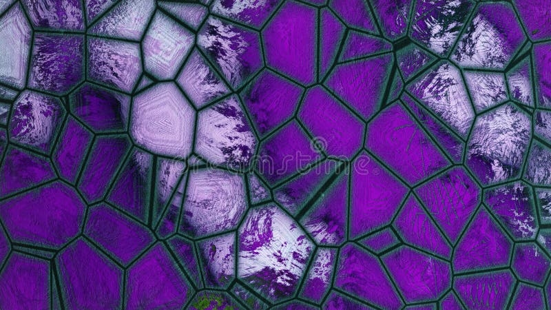 Abstract Shattered Texture Effect in Rich Colors Made of Various ...