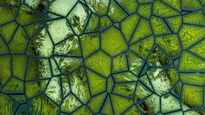 Abstract Shattered Texture Effect in Rich Colors Made of Various ...