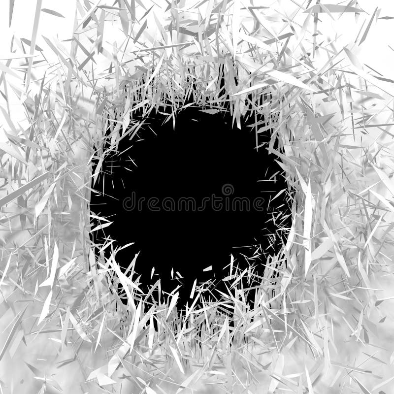 Abstract Broken Wall Cracked White Background Stock Photo - Image of ...