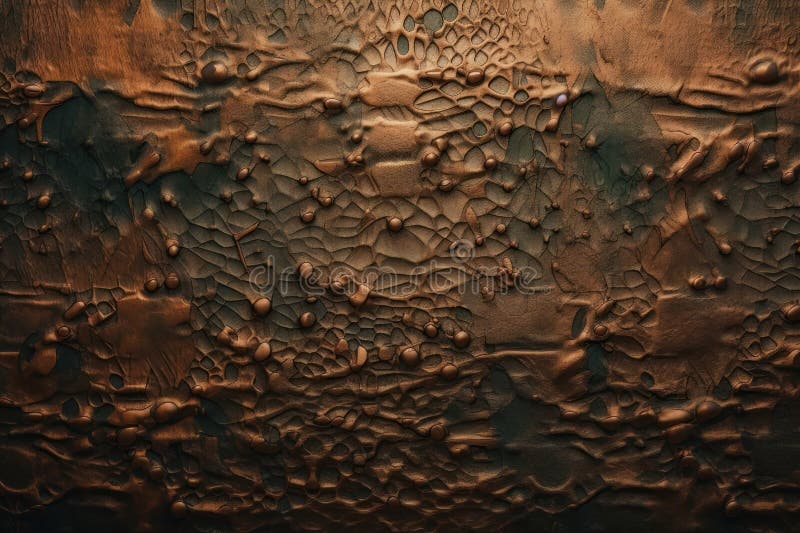 Abstract Bronze Copper Metal Background. AI Generated Stock Image ...