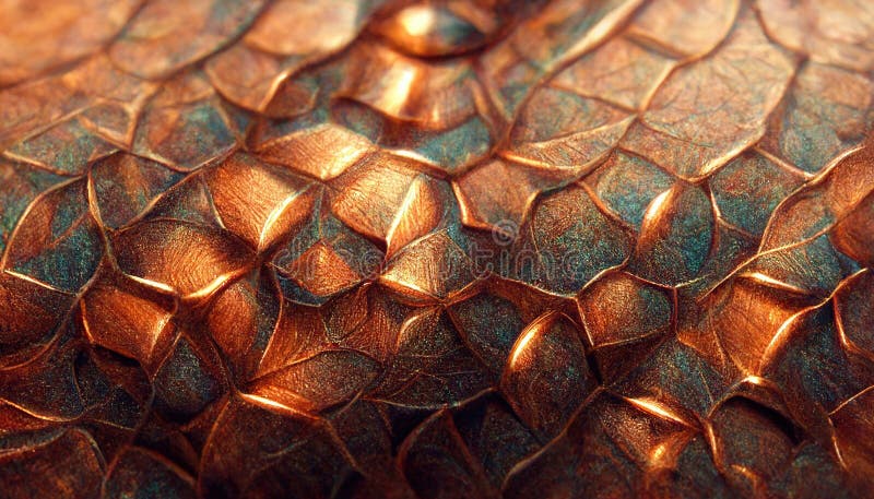 Abstract Bronze Copper Metal Background. Artistic Grunge Metallic ...