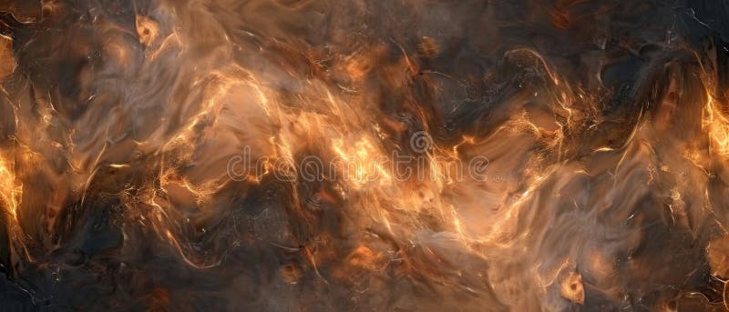 Abstract Bronze Flowing Background Texture Stock Illustration ...