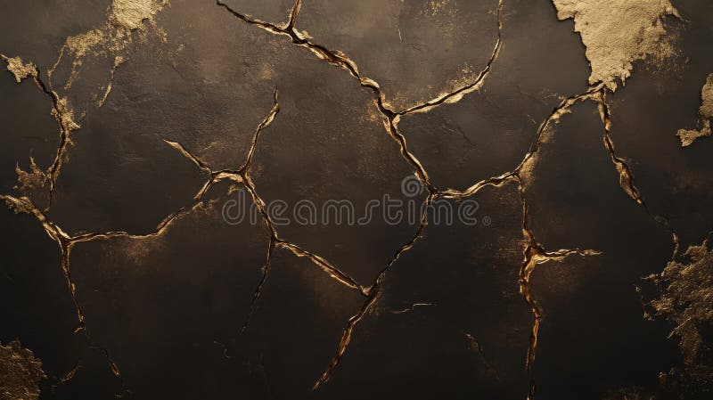 An Abstract Brown Background with Complex Vein Patterns in Warm Shades ...