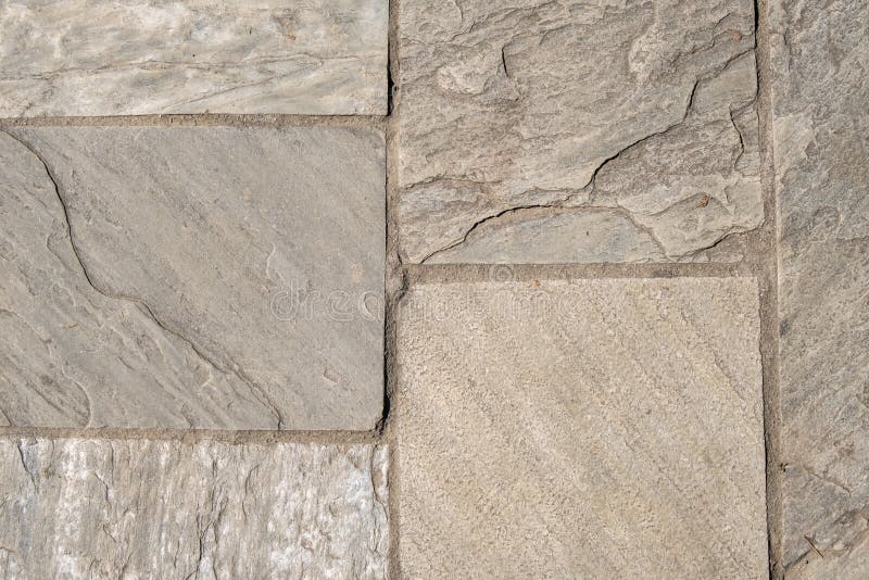 Abstract Brown Background. Rectangular Stone Slabs with a Rough Surface ...