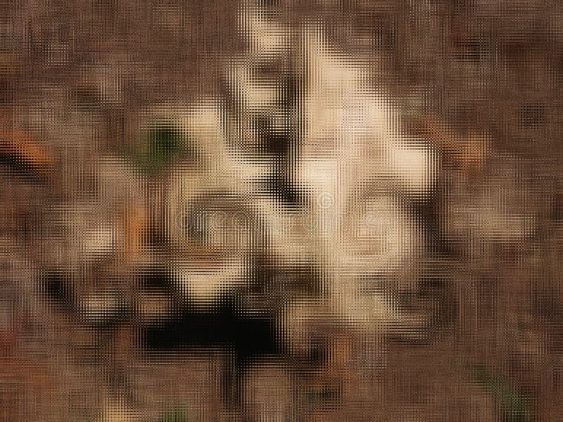 Abstract Brown Background. Shapes, Blurs and Tones Stock Illustration ...