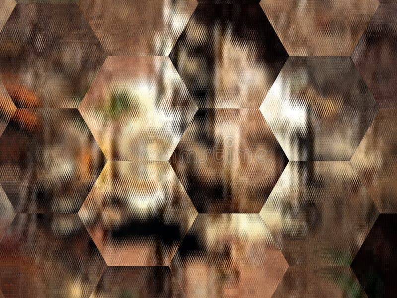 Abstract Brown Background. Shapes, Blurs and Tones Stock Illustration ...