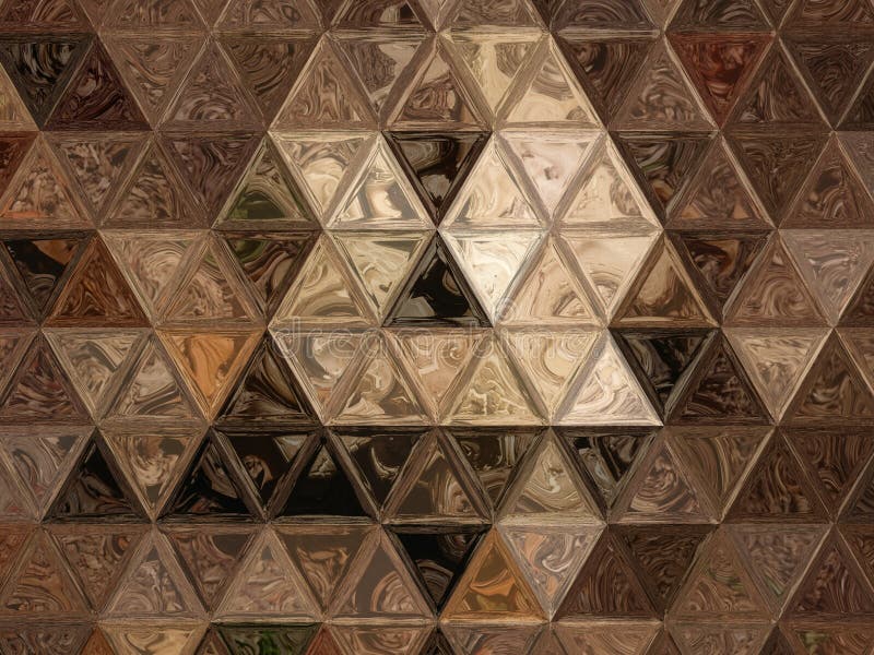 Abstract Brown Background. Shapes, Blurs and Tones Stock Illustration ...