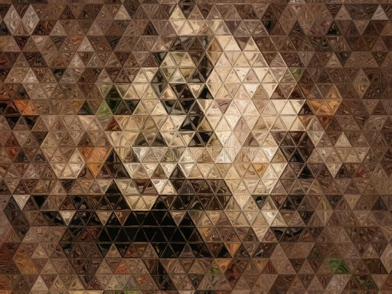 Abstract Brown Background. Shapes, Blurs and Tones Stock Illustration ...
