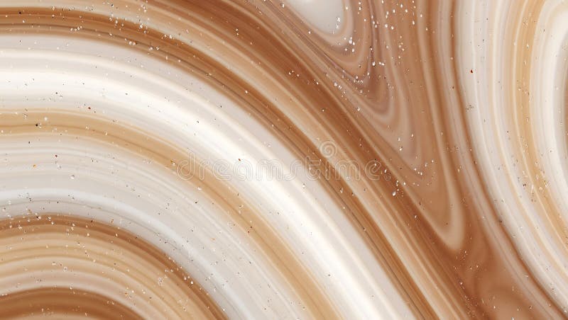 Abstract Brown and Beige Swirl Texture Background Stock Illustration ...