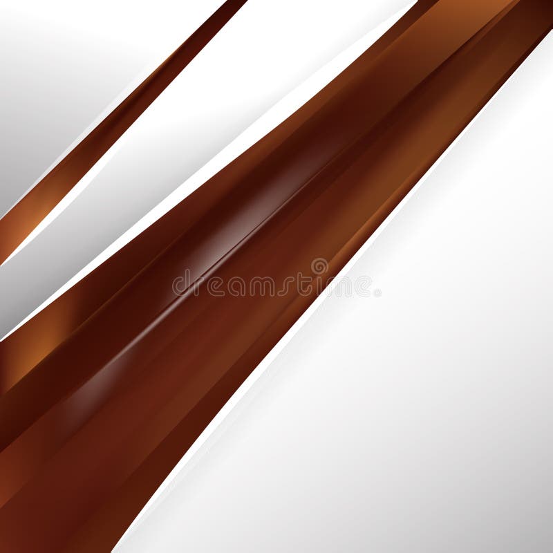 Abstract Brown Brochure Design Template Stock Vector - Illustration of ...