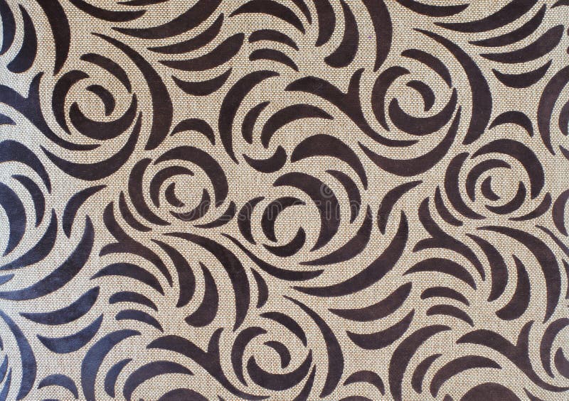 Abstract Brown Color Pattern on Linen Natural Texture Stock Image ...