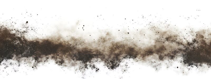 Abstract Brown Dust Cloud Explosion, Grunge Texture Background for ...