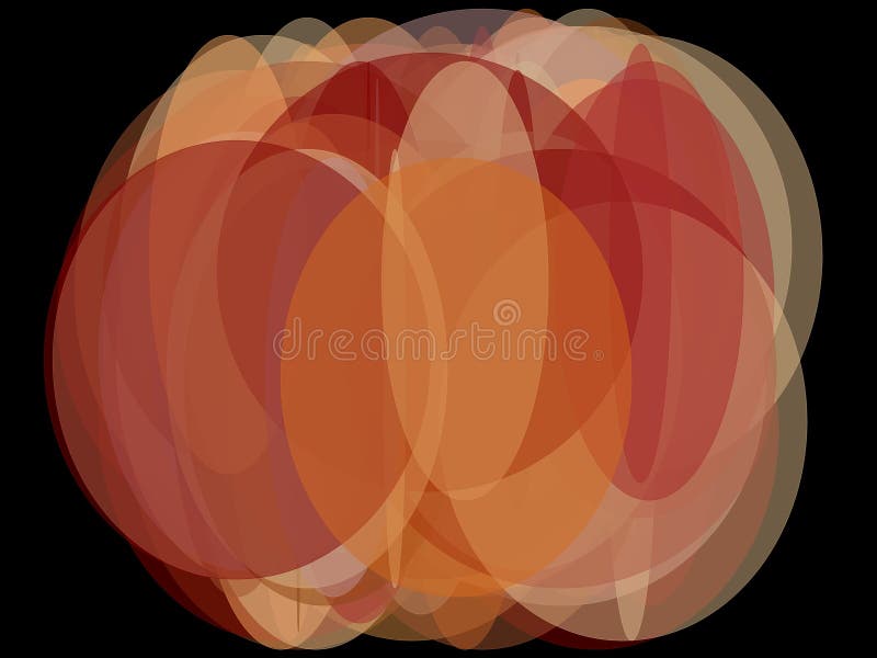 Abstract Brown Ellipses Illustration Background Stock Illustration ...