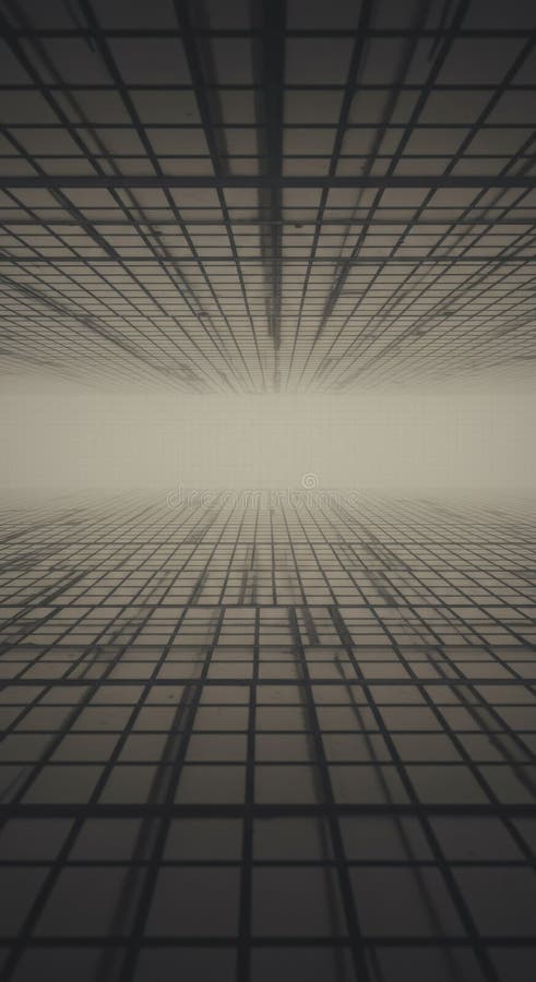 Abstract Brown Geometric Grid Background Stock Illustration ...