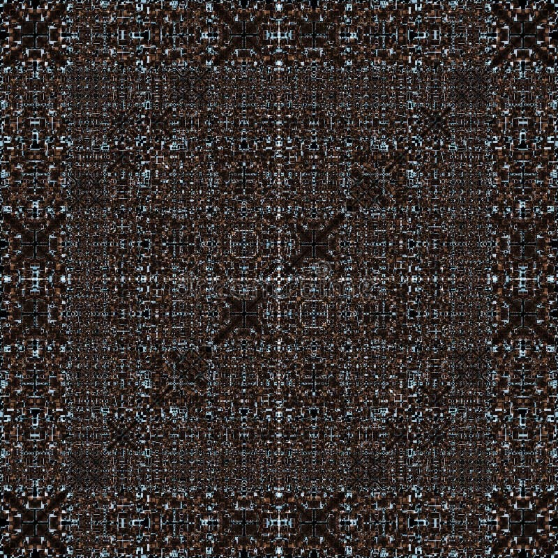 Abstract Brown Geometric Pattern with Fabric Texture. Beautiful ...