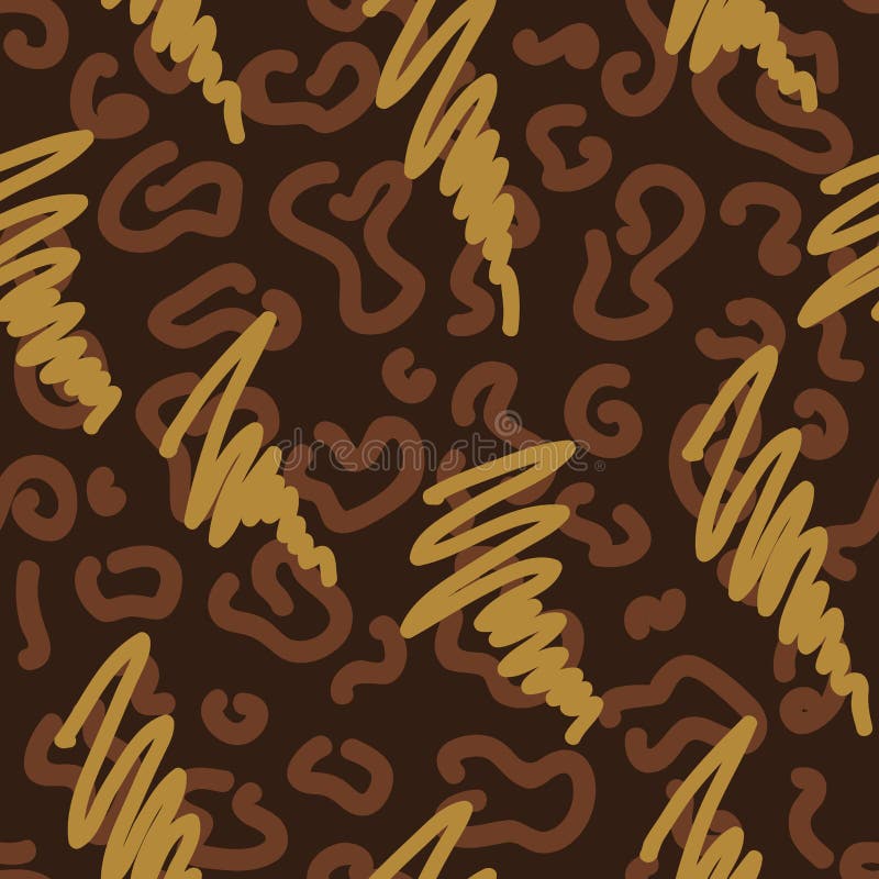 Abstract brown pattern stock vector. Illustration of retro - 68220030