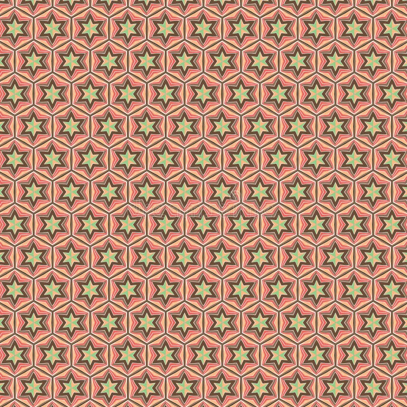 Abstract Brown Stars Fabric Texture Background Pattern Stock Vector ...